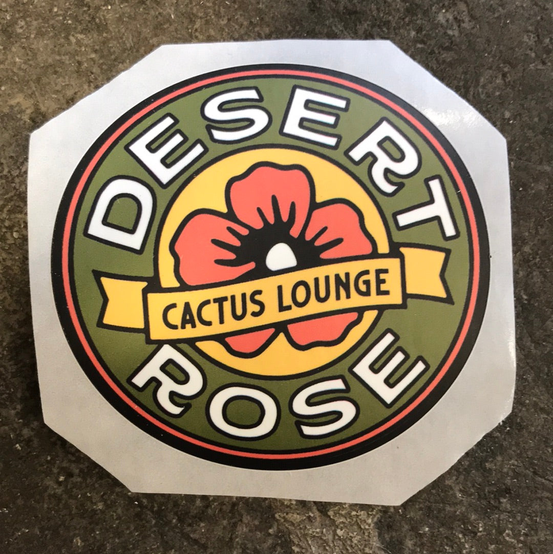 3" Desert Rose Sticker – Desert Rose Cactus Lounge